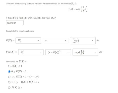 Solved Consider The Following Pdf For A Random Variable
