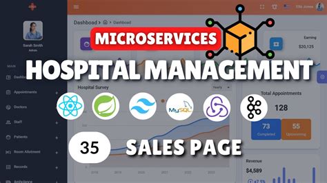 Hms With React And Spring Boot Microservices Ep 35 Sales Page React Spring Youtube