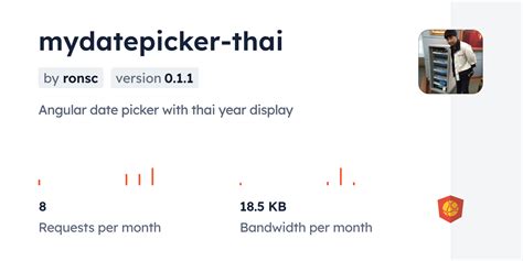 mydatepicker thai cdn by jsdelivr a cdn for npm and github