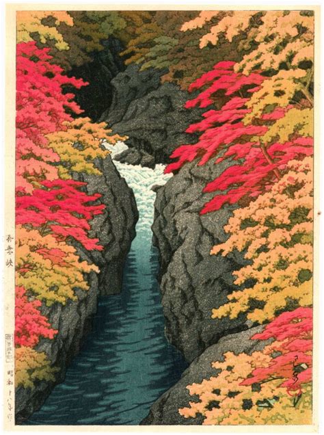 5作品 No24 川瀬巴水 ①吾妻峡②山王の雨後③木曾の寝覚め④別府の夕⑤名古屋城 越前和紙仕上げ｜代購幫