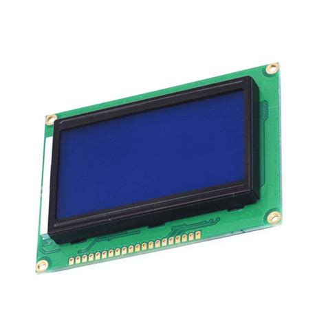 Display Lcd 128×64 Backlight Azul Circuito Facil Componentes
