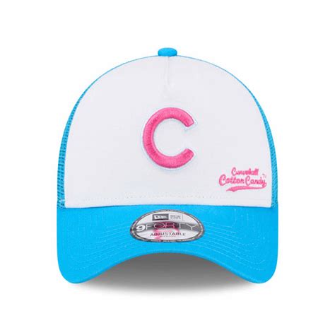 Chicago Cubs New Era Big League Chew 2024 9forty Mesh Trucker Cap Wrigleyville Sports