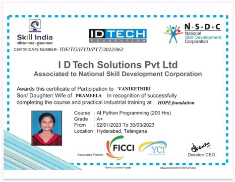 vani kethiri on linkedin i have successfully completed python programming course from hope…