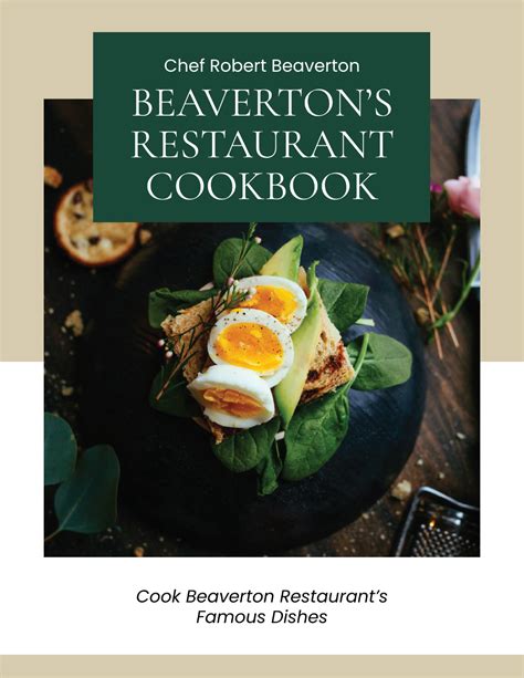 Free Restaurant Food Cookbook Template To Edit Online