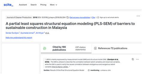 A Partial Least Squares Structural Equation Modeling Pls Sem Of