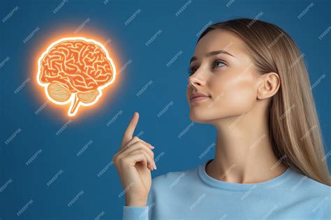 Neural Circuits Neuron Stimulation Neuro Circuit Design And Neuron Signaling Woman Pointing At