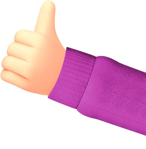 点赞 卡通3d手势 Png免抠图