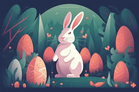 Premium Ai Image There Is A Rabbit That Is Standing In The Grass Generative Ai