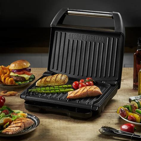 George Foreman 25043 Medium Health Grill Dark Bronze Adams And Jarrett