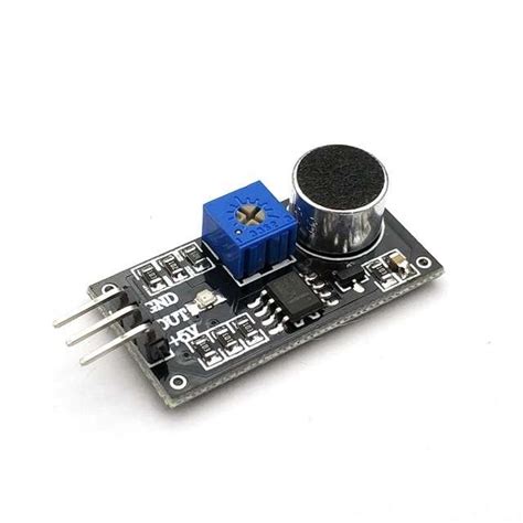 Lm393 Sound Detection Sensor Module Black Robo Nepal