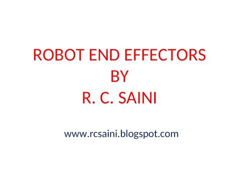 ppt robot end effector dokumen tips