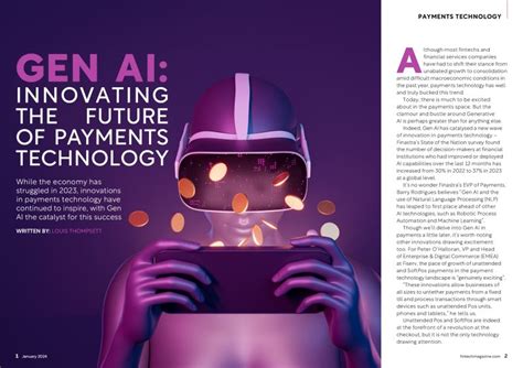 Genai Payments Innovation Fintech Magazine