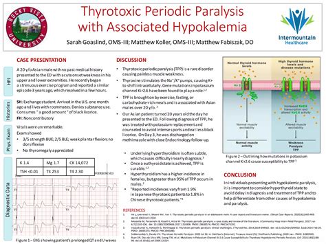 Hypokalemic And Thyrotoxic Periodic Paralysis Ppt Hypokalemic And Thyrotoxic Periodic Paralysis Ppt