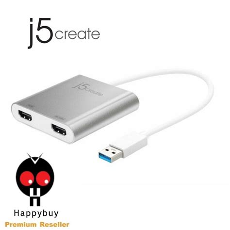 J Create USB TO DUAL HDMI MULTI MONITOR ADAPTER K JUA JCA Shopee Malaysia
