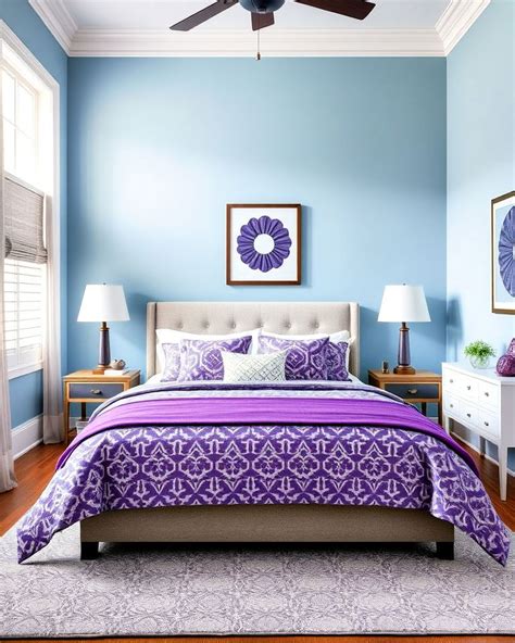 15 Purple And Blue Bedroom Ideas To Copy
