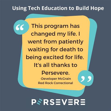 Persevere On Linkedin Our Program Is More Than Just Coding It Is Hope For A Brighter Future