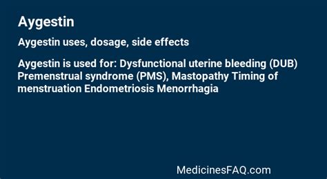 Aygestin Uses Dosage Side Effects Food Interaction And Faq