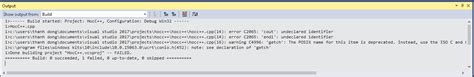 Run project C trên Visual Studio bị lỗi Debug exe programming Dạy Nhau Học