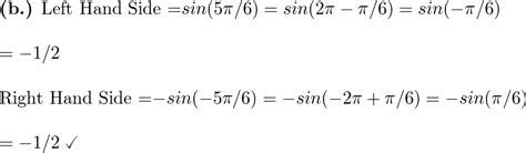 Check That Both Sides Of The Identity Are Indeed Equal For T Quizlet