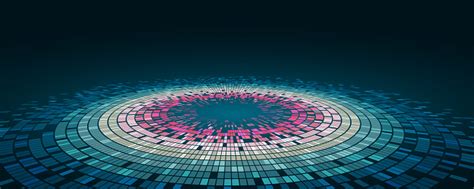 파일 구조화 데이터 알고리즘 기계 학습 배열의 시각적 개념입니다 빅 데이터 컴플렉스 3d 원의 형태로 대량의 데이터를