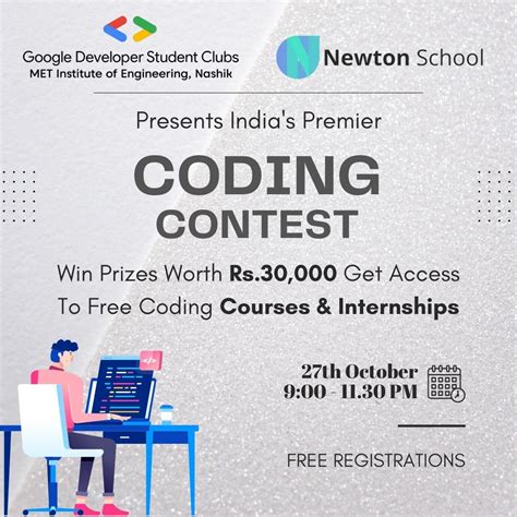 Grand Coding Contest Google Developer Babes Club Newton Babe Yashkapure GDSC