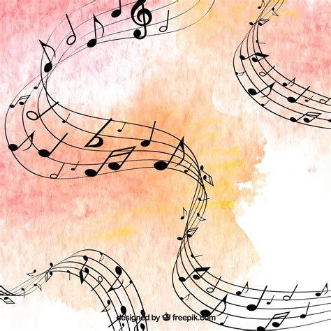 Фон с нотами и скрипичным ключом 54 фото