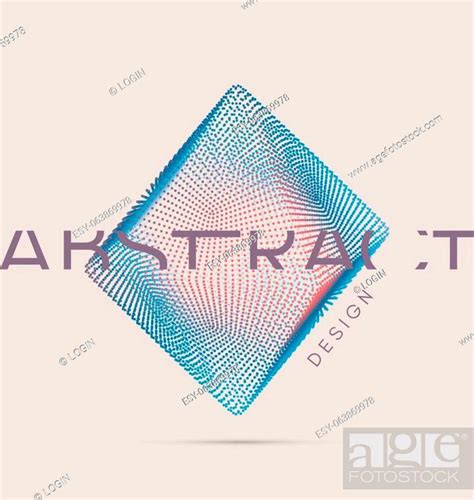 Abstract 3d Connection Structure Geometric Grid For Design Stock