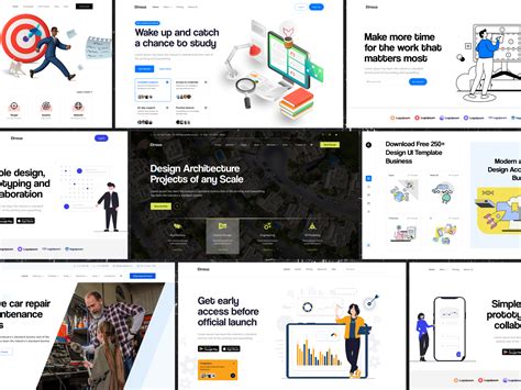 Hero Header Ui Design Figma By Elmous Your Digital Partner On Dribbble
