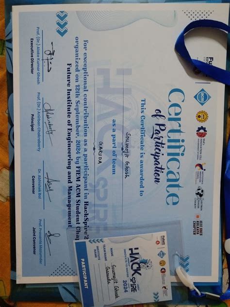 Soumojit Ghosh On Linkedin Finalist In Hackspire 2k24 Organised By Acm