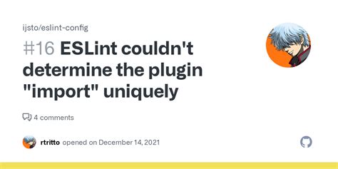 ESLint Couldn T Determine The Plugin Import Uniquely Issue 16 Ijsto Eslint Config GitHub