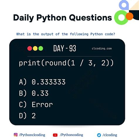 python coding challenge day 93 what is the output of the following python code youtube