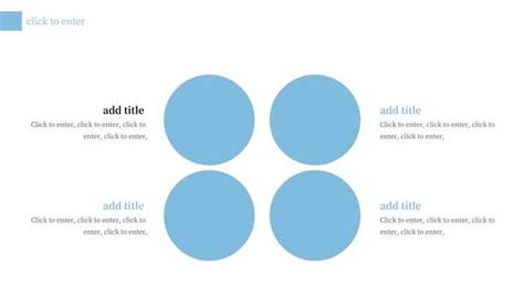 Exploring The Concept Of Four Interconnected Blue Circles Through A Diagram PowerPoint