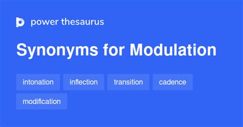 Modulation Synonyms 554 Similar Words And Phrases