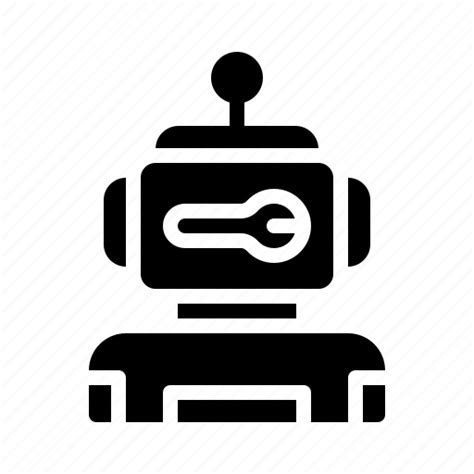 Robot Service Repair Chatbot Communication Technology Artificial Icon Download On Iconfinder
