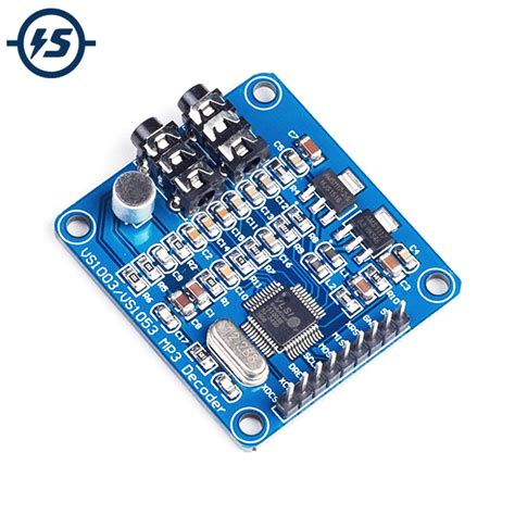 vs1003b vs1053 mp3 decoding module for stm32 spi interface dac adc board integrated circuits