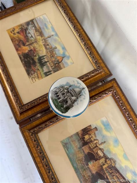 Винтаж Шкатулка Limoges фарфор картина репродукция в интернет магазине Ярмарка Мастеров по