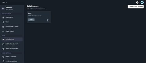 Data Sources Kloudmate Documentation