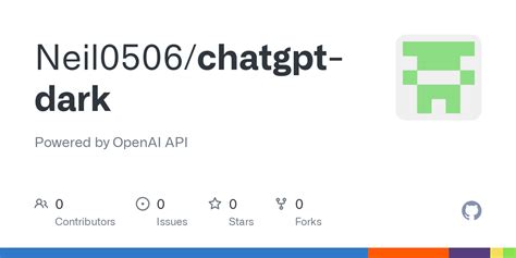 GitHub Neil0506 Chatgpt Dark Powered By OpenAI API