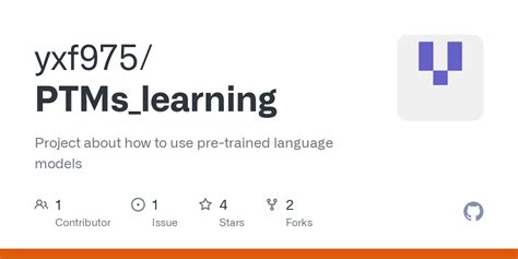 Github Yxf975ptmslearning Project About How To Use Pre Trained