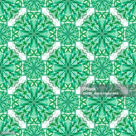 섬유 완벽 한 패턴 세라믹 타일 및 디자인에 대 한 수채화 만다라입니다 오리엔탈 빈티지 라운드 모티프 다채로운 그림 만화경입니다 손으로 그린 추상적인 그림 인쇄 배경입니다