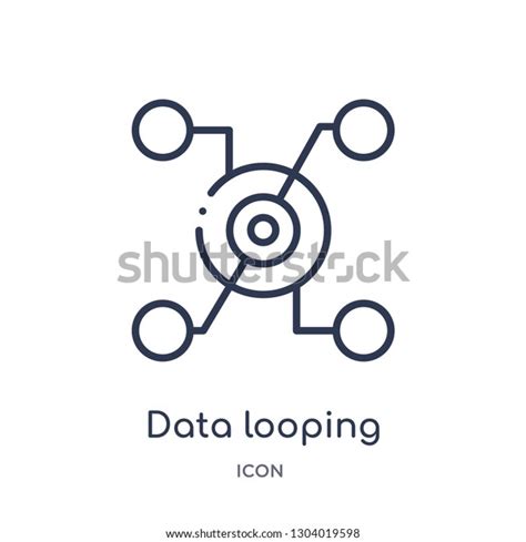 Data Looping Interface Icon User Interface Stock Vector Royalty Free 1304019598 Shutterstock