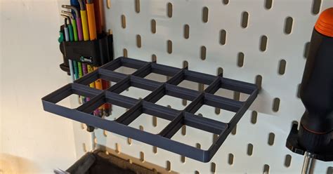 Gridfinity X Skadis 4x3 Frame By Astrozombie Download Free Stl Model