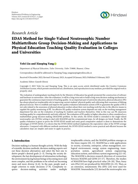Pdf Edas Method For Single Valued Neutrosophic Number Multiattribute Group Decision Making And