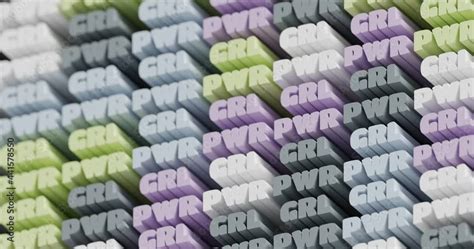 Wideo Stock 3d Girl Power Looped Animation For Background Abstract