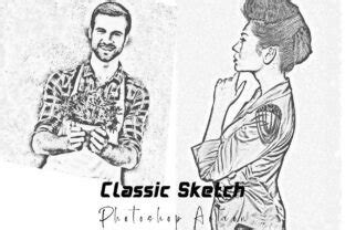 Classic Sketch Photoshop Action Graphic By Hmalamin8952 · Creative Fabrica
