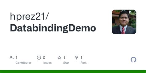 Github Hprez21databindingdemo