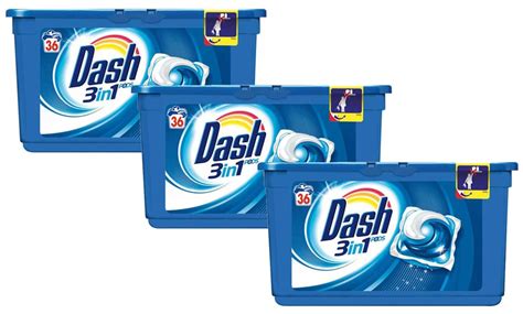 Dash Pods Lessive 3 En 1 Groupon Shopping