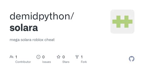 Github Demidpythonsolara Mega Solara Roblox Cheat