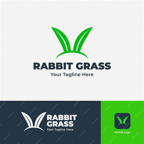 Premium Vector Flat Grass Logo Template