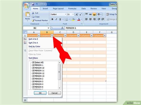Tabellen Maken In Excel Met Afbeeldingen WikiHow